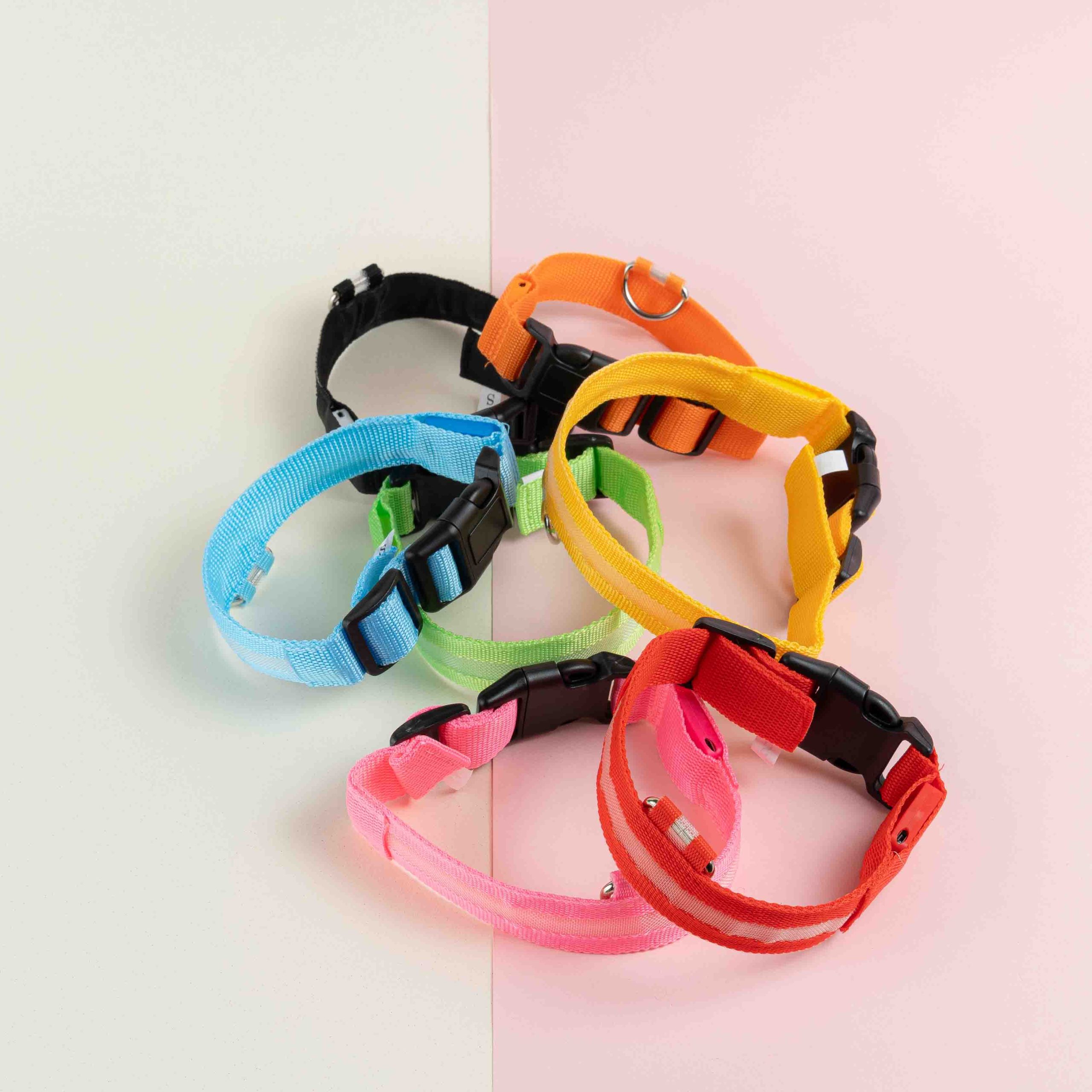 Collares LED Brilla Para Perros Seguridad Y Visibilidad Recargable ...